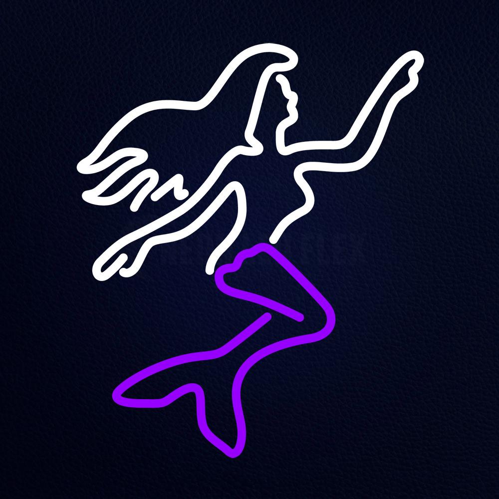 Mermaid Girl Neon Sign – NEON-LEDFLEX