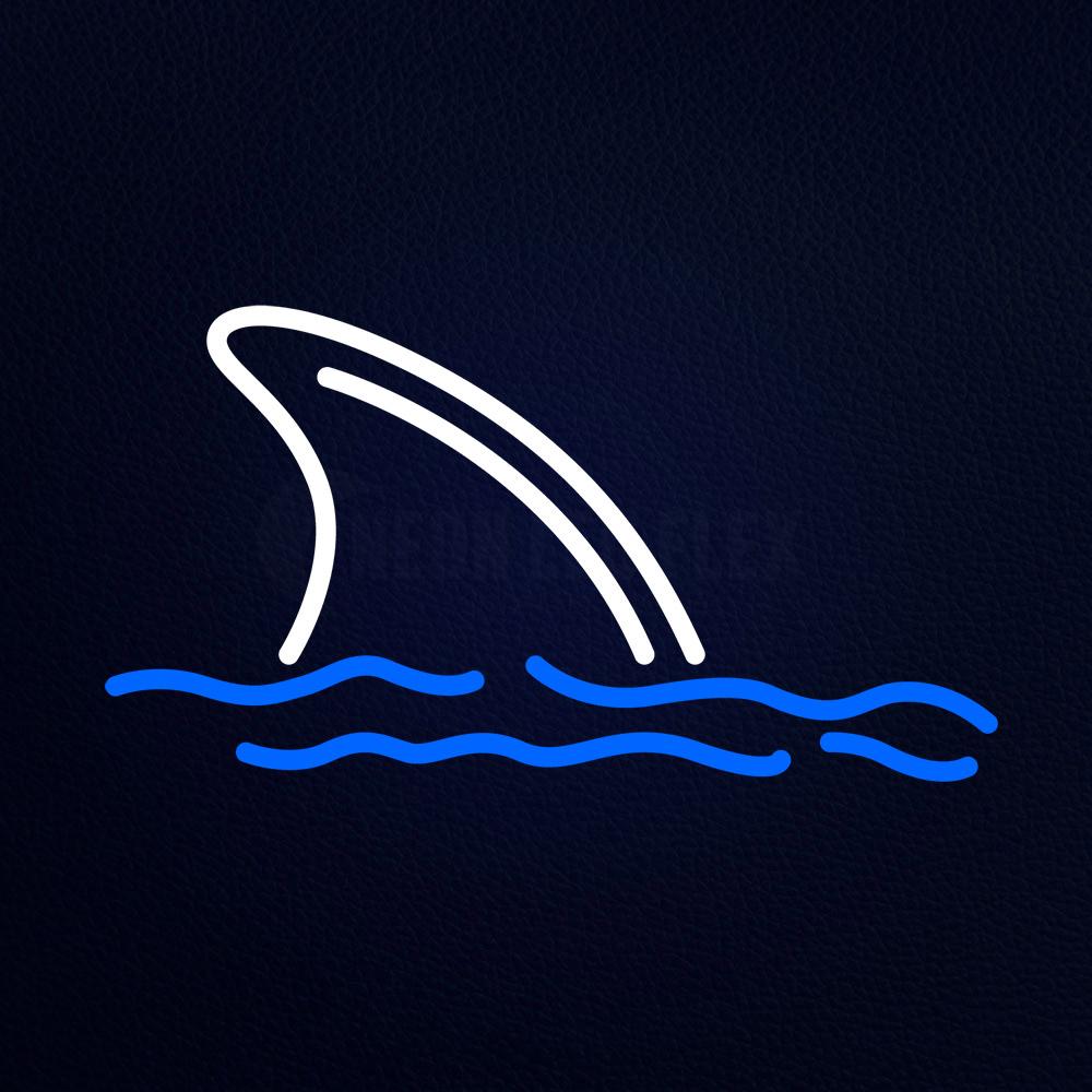 Shark Fins Up Neon Sign – NEON-LEDFLEX