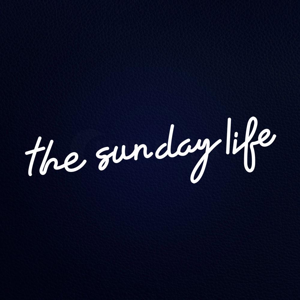 The Sunday Life Glass Neon Sign – NEON-LEDFLEX