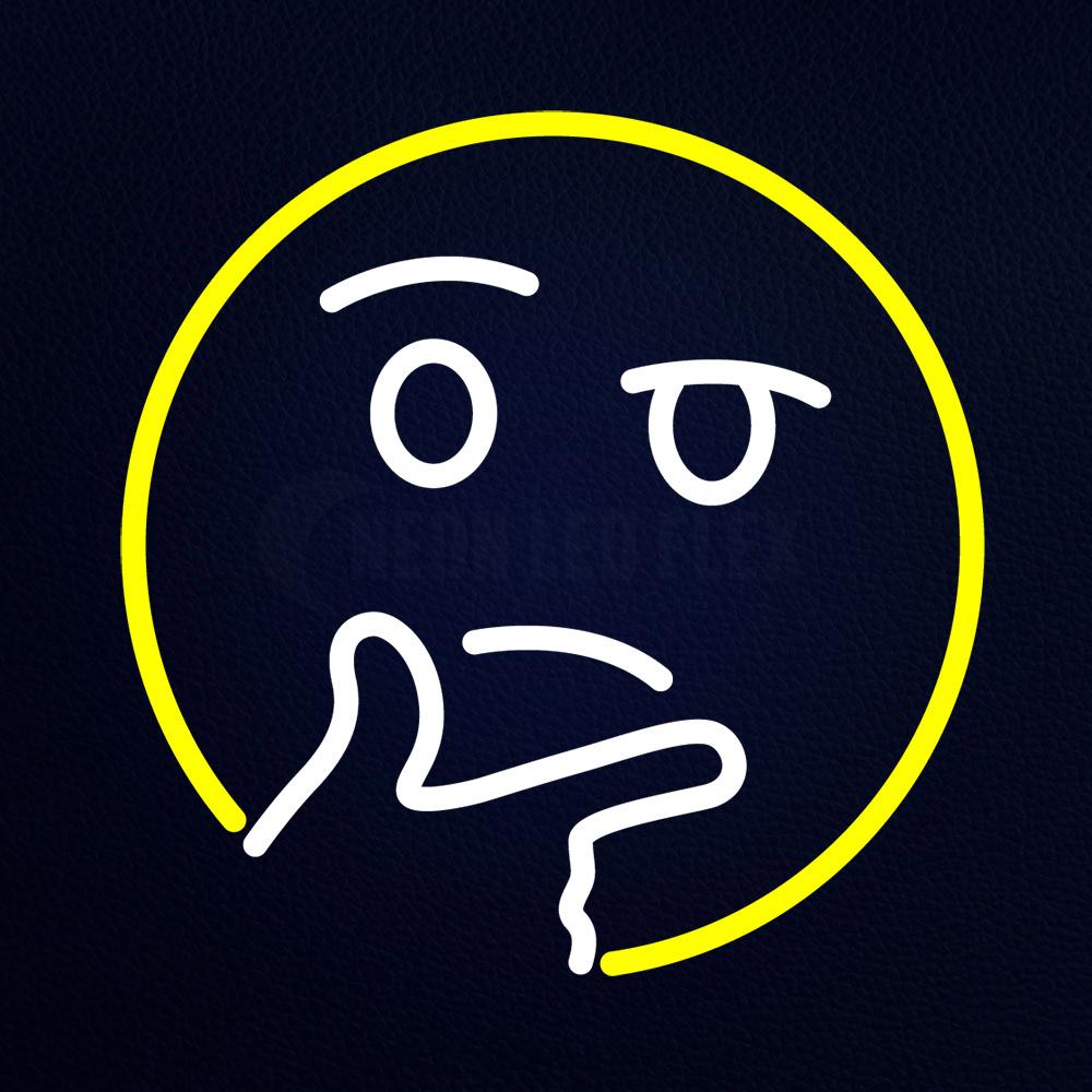 Thinking Emoji Neon Sign – NEON-LEDFLEX